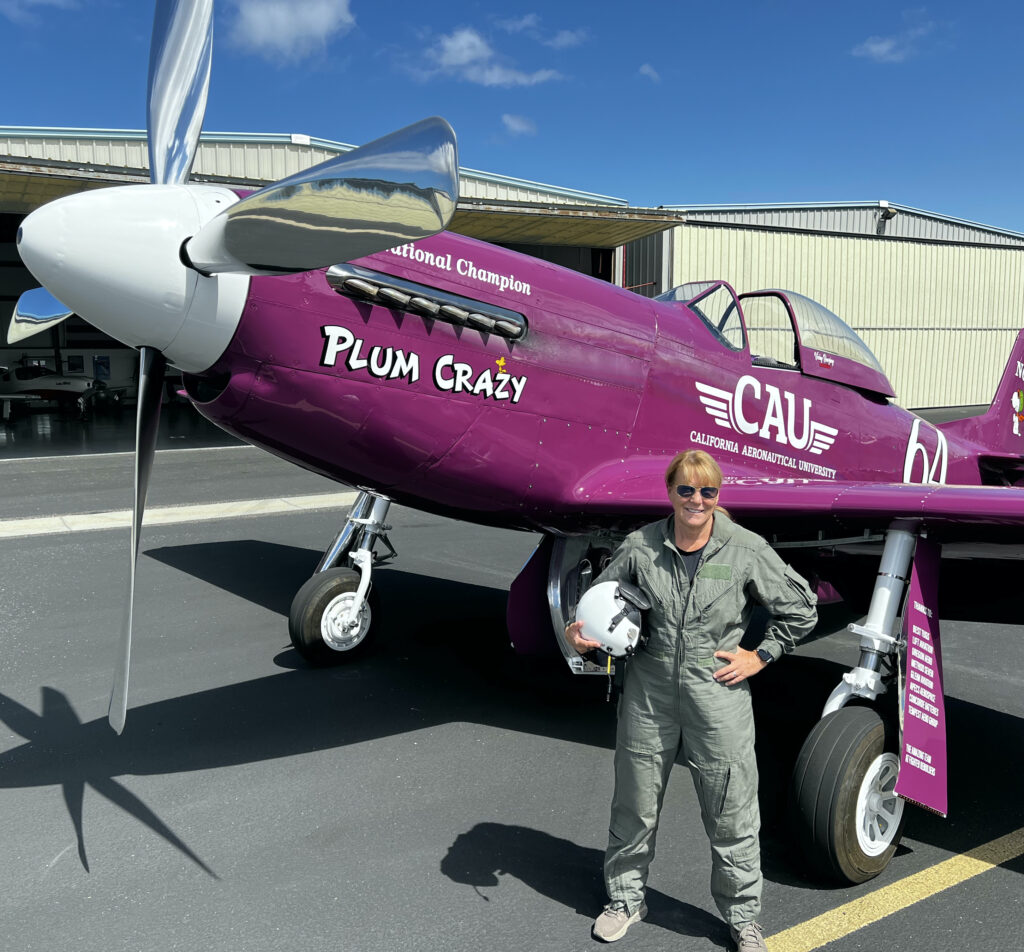 Vicky Benzing Debuts “Plum Crazy,” Iconic Purple P51 Mustang, at Final ...